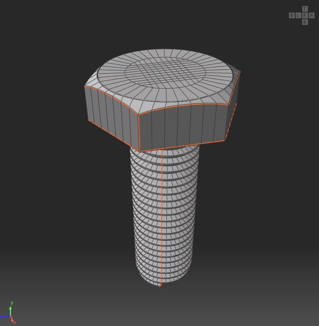 3D simple bolts model - TurboSquid 1462250