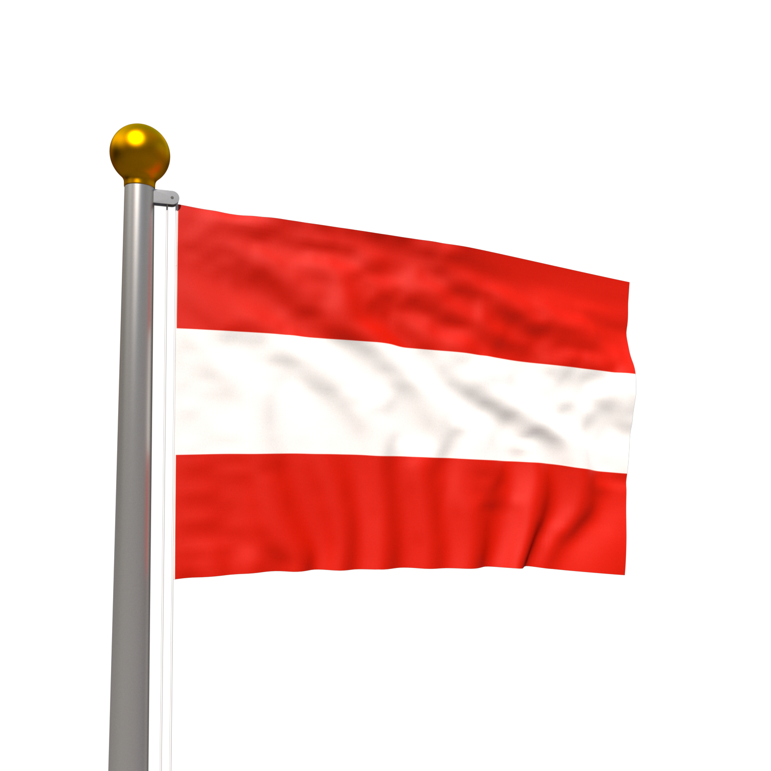 3D realistic waving flag model - TurboSquid 1464780