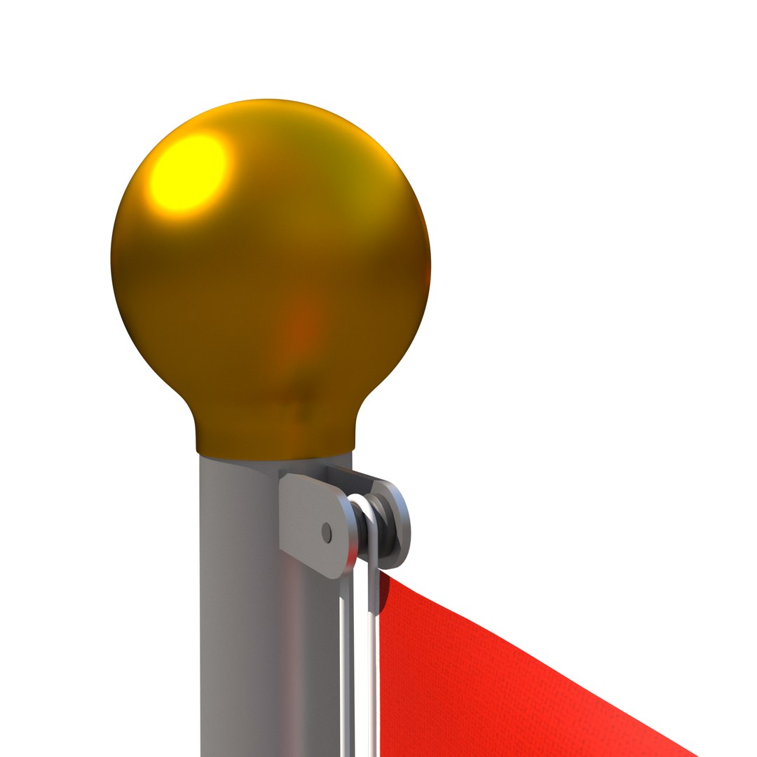 3D realistic waving flag model - TurboSquid 1464780