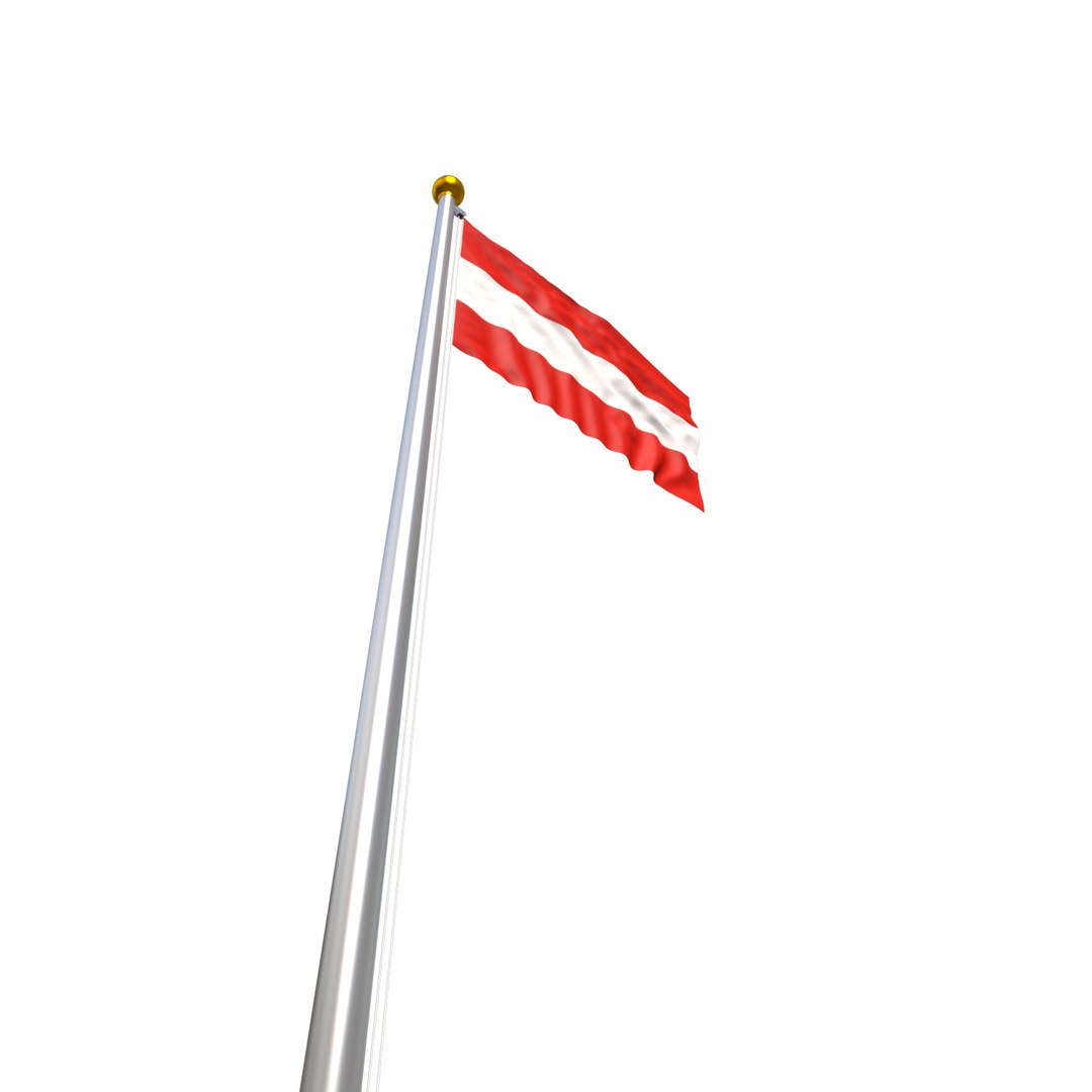 3D realistic waving flag model - TurboSquid 1464780