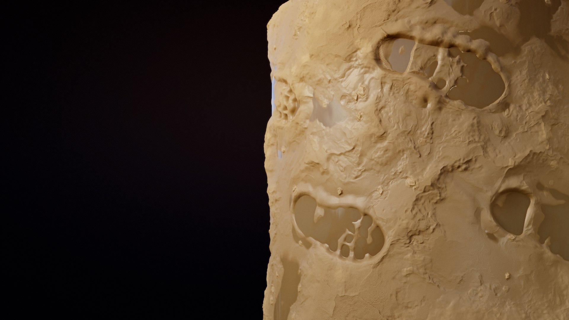 3D Seamless Mud With Stones And Moisture PBR Material Textures ...