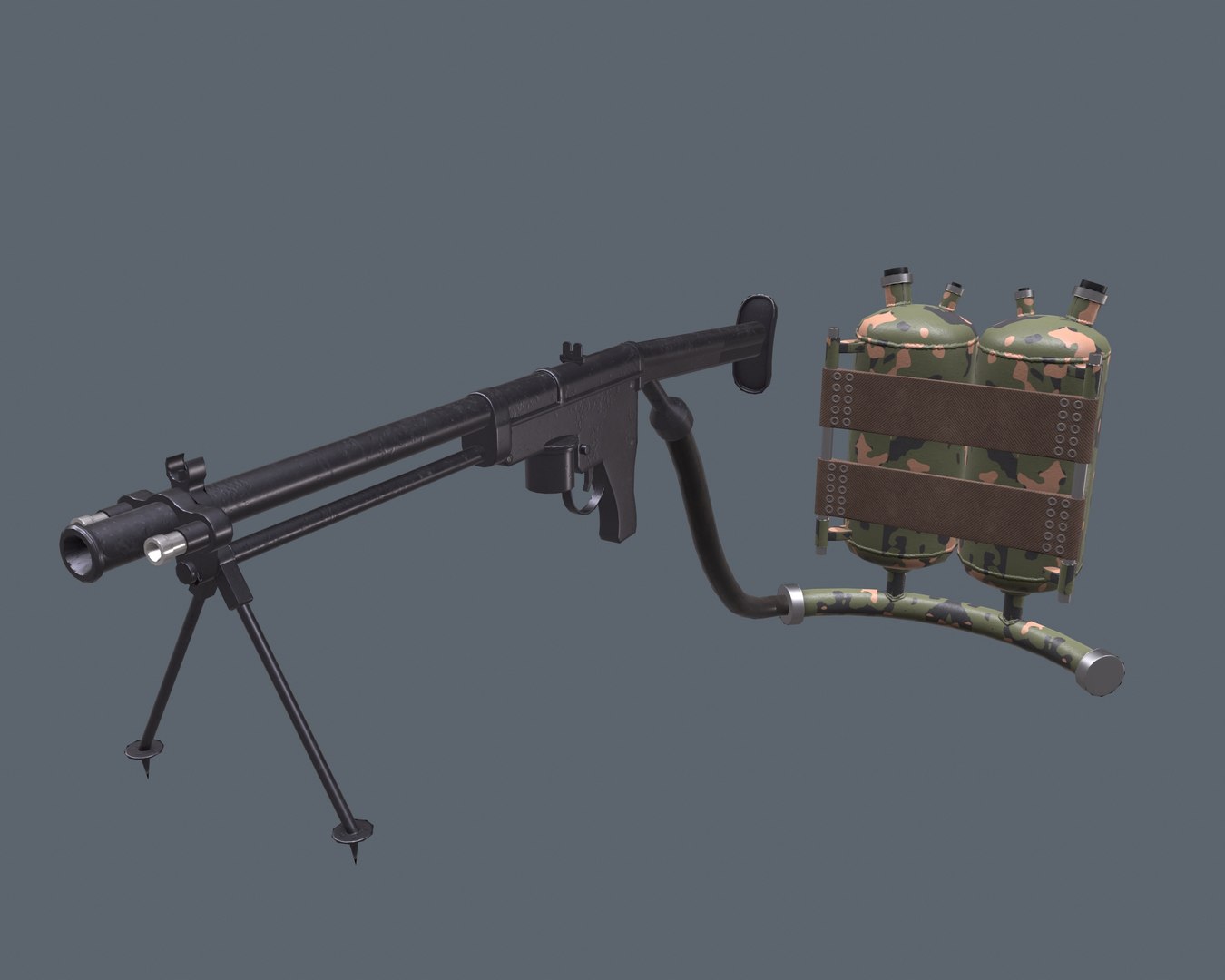 Type-02C Chinese Flamethrower 3D - TurboSquid 1738812