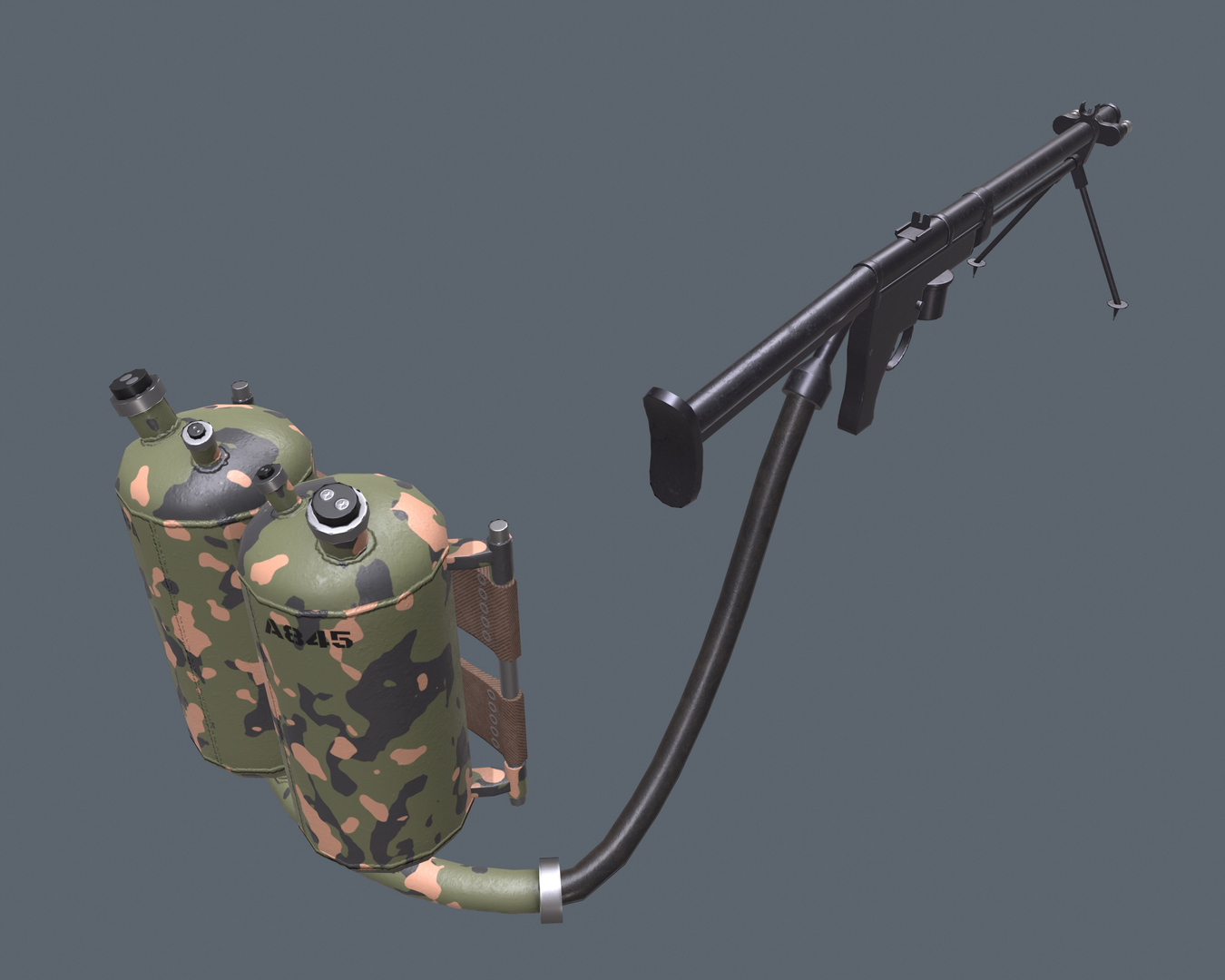 Type-02C Chinese Flamethrower 3D - TurboSquid 1738812
