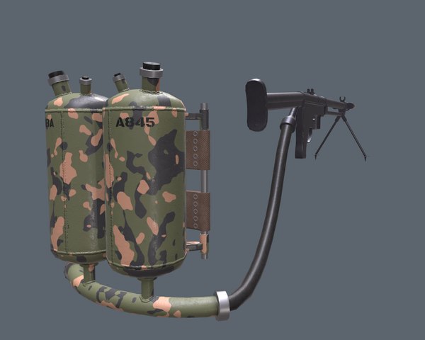 Type-02C Chinese Flamethrower 3D - TurboSquid 1738812