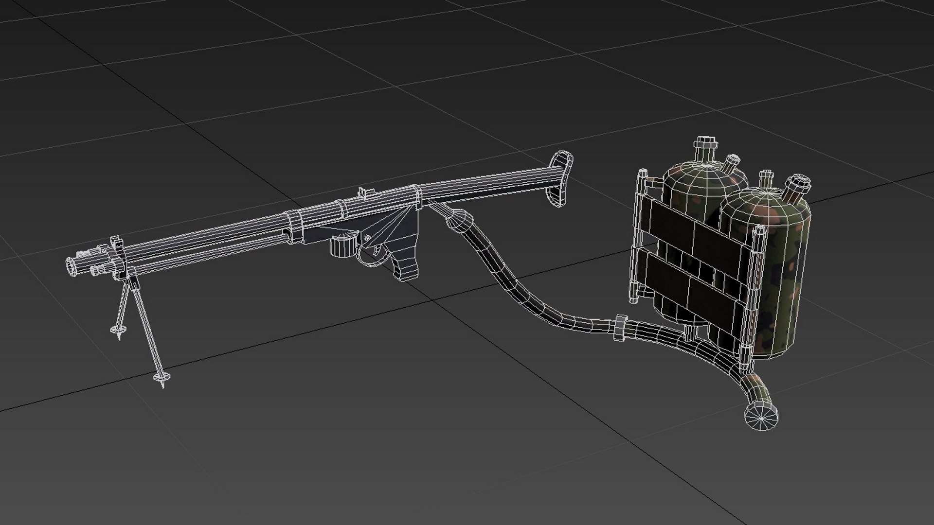 Type-02C Chinese Flamethrower 3D - TurboSquid 1738812