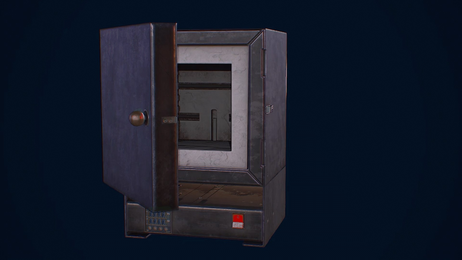 3D Stove - Muffle Furnace With ANIMATION Model - TurboSquid 1722614