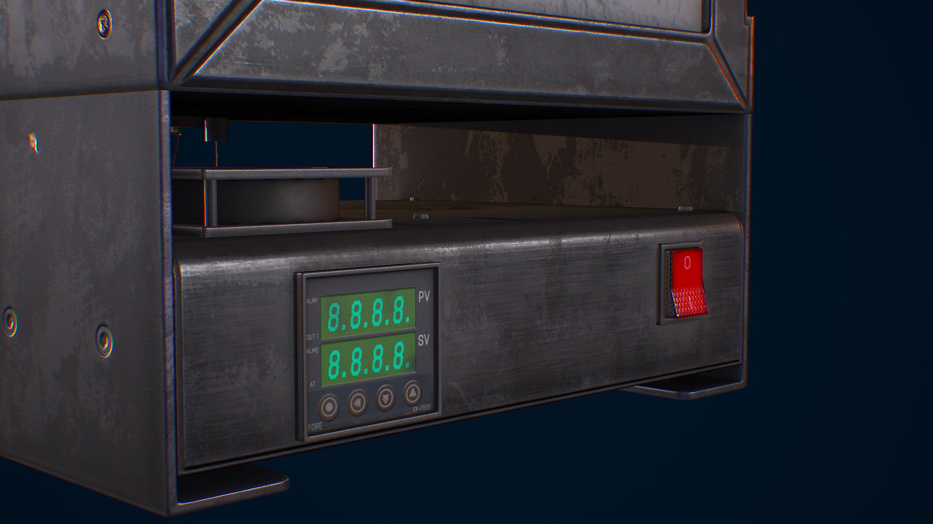 3D Stove - Muffle Furnace With ANIMATION Model - TurboSquid 1722614