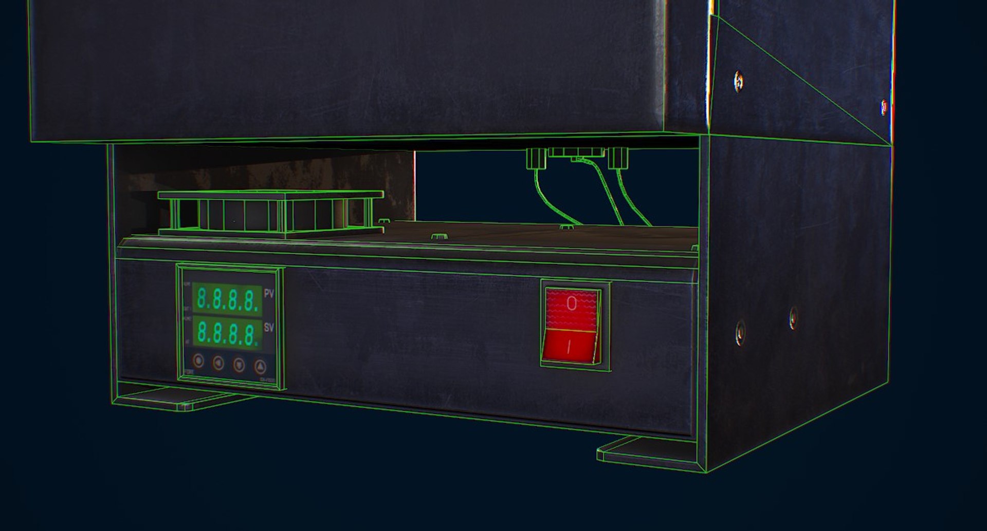 3D Stove - muffle furnace with ANIMATION model - TurboSquid 1722614