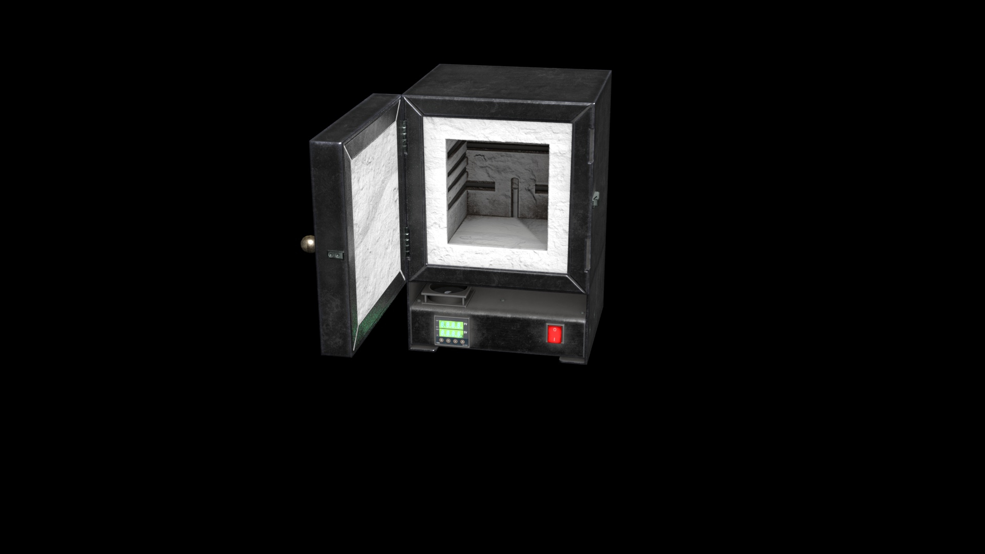3D Stove - muffle furnace with ANIMATION model - TurboSquid 1722614