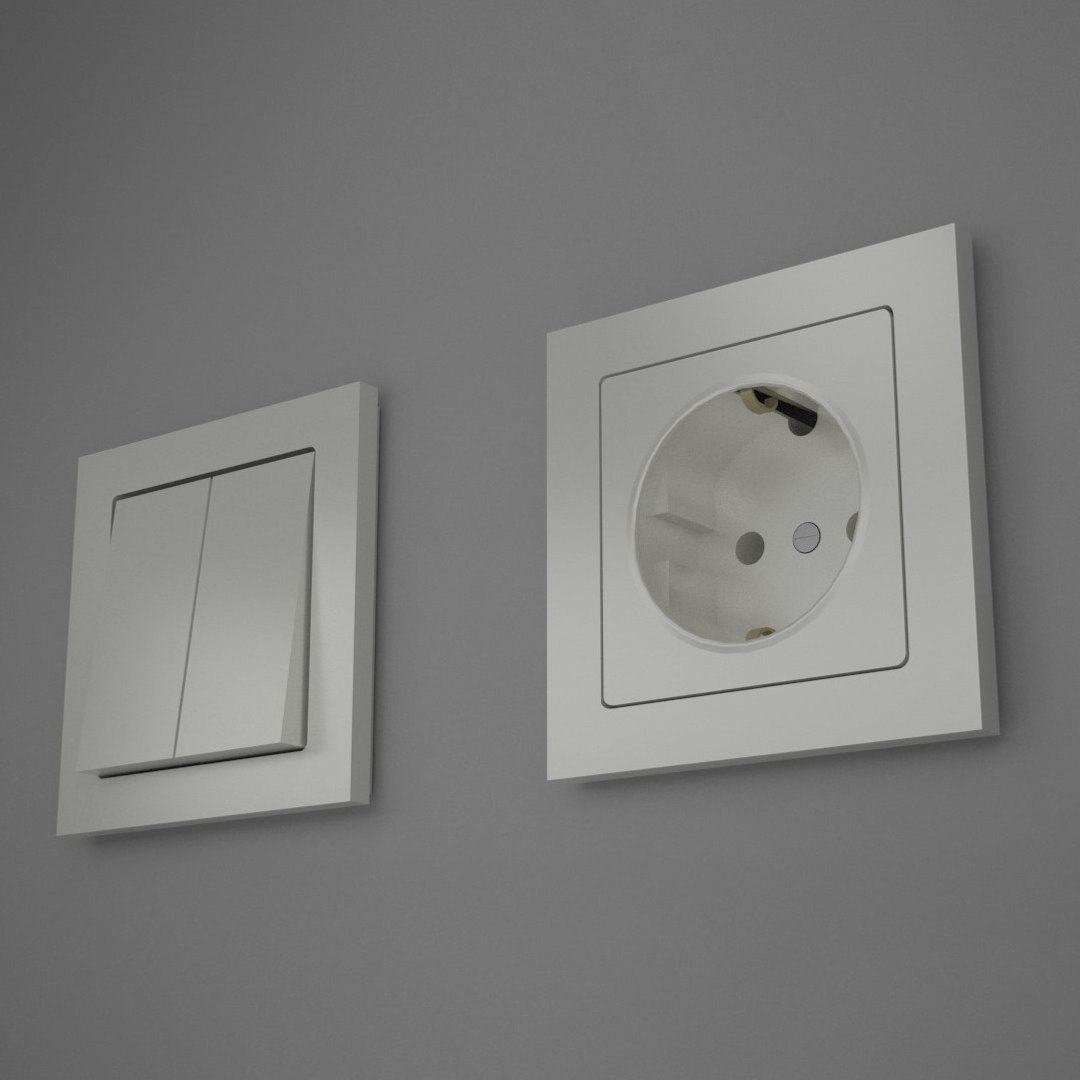 Electric Outlet Model - TurboSquid 1547907