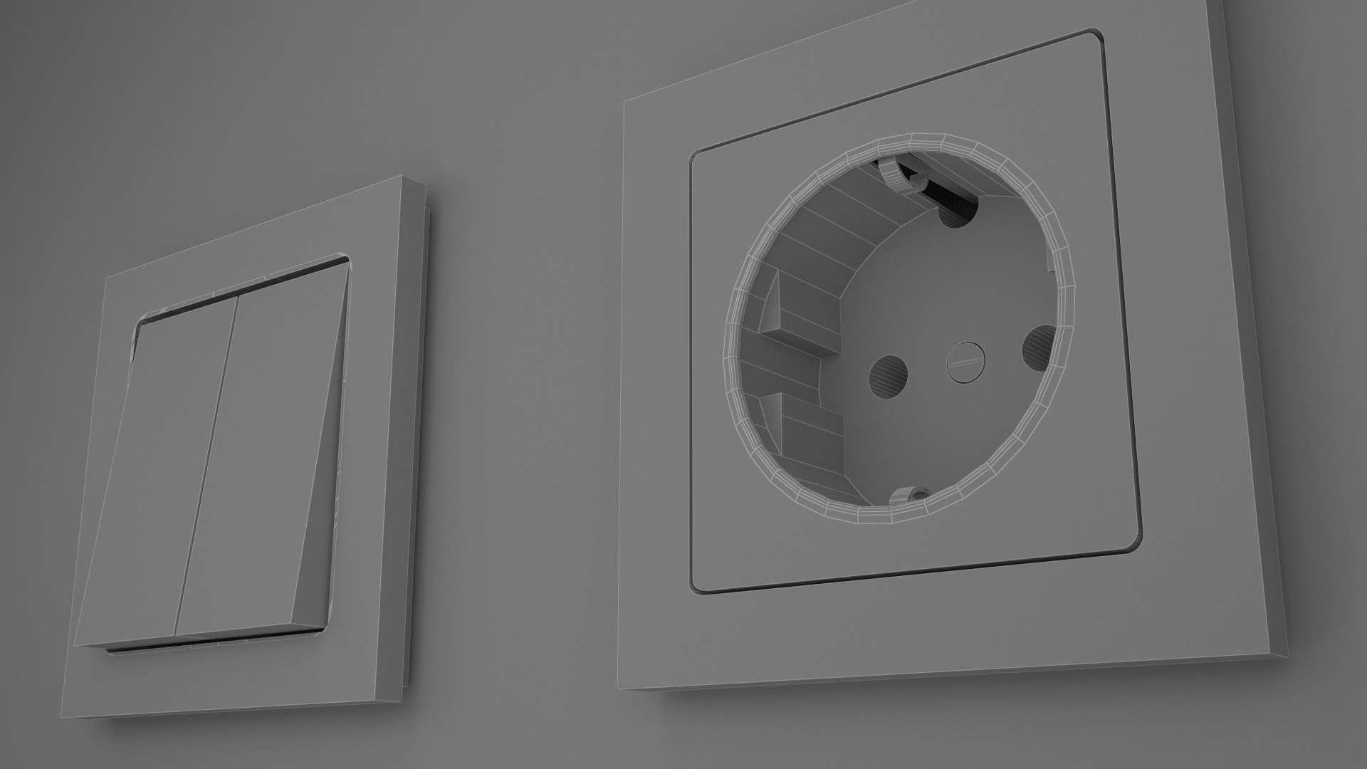 Electric Outlet Model - TurboSquid 1547907