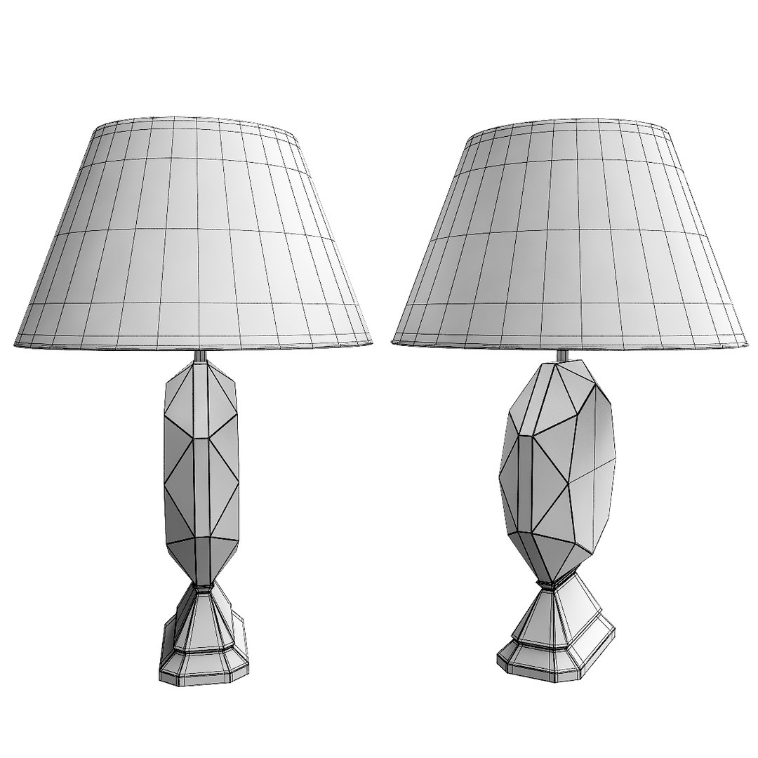 Octagon Form Rock Crystal 3D Model - TurboSquid 1396365