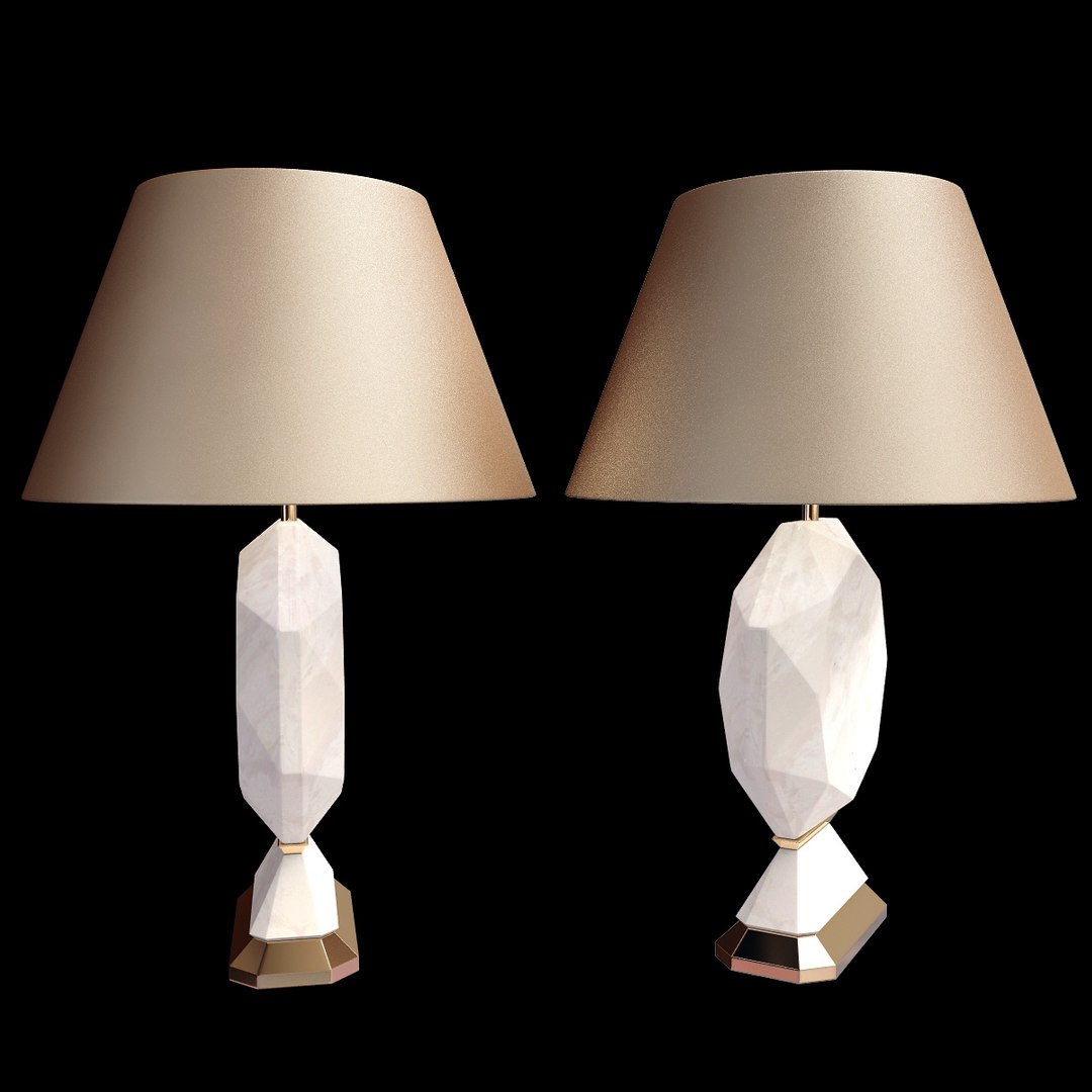 Octagon Form Rock Crystal 3D Model - TurboSquid 1396365