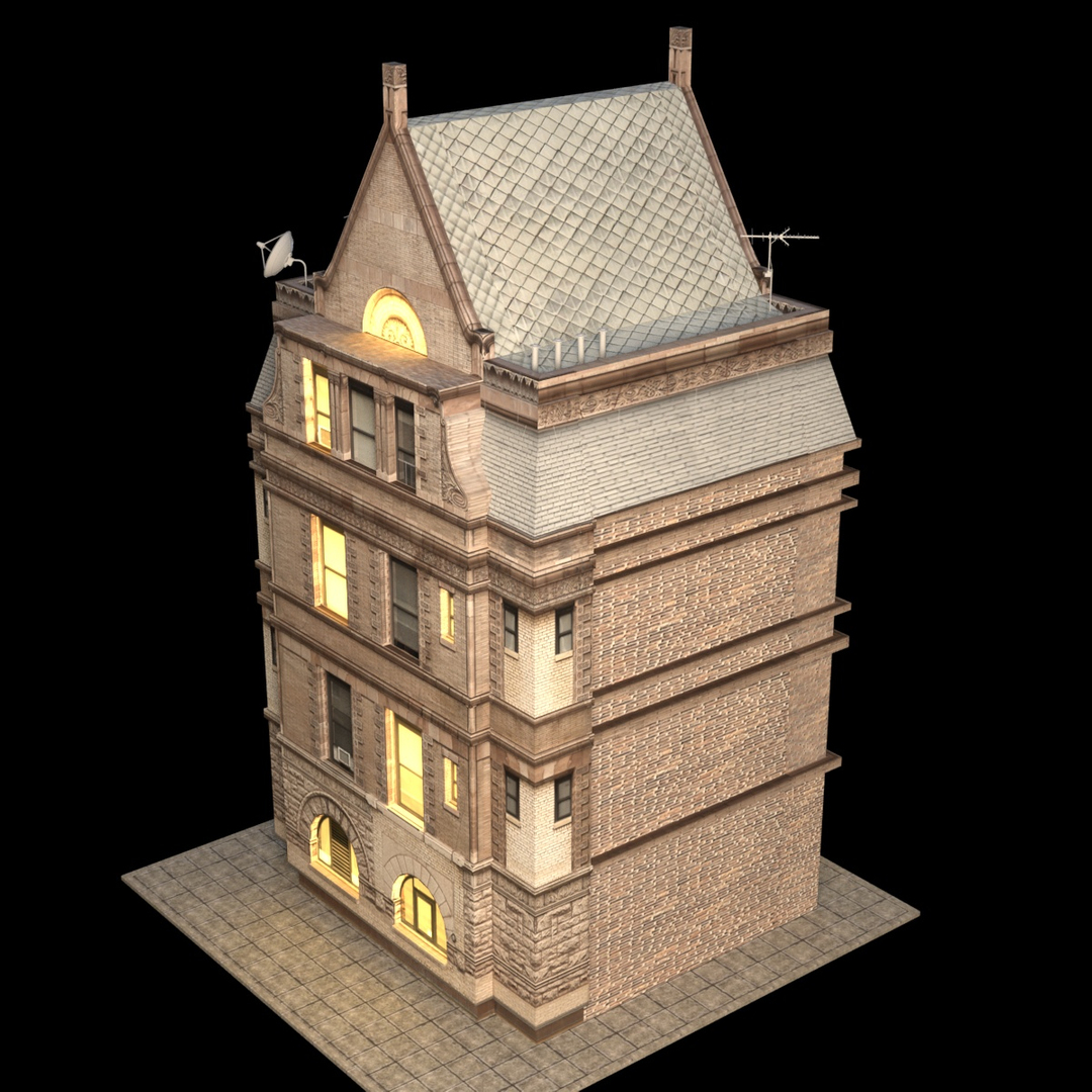 3d model building exterior
