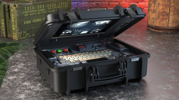 modelo 3d Nuclear Briefcase Rigged for Maya - TurboSquid 2048578