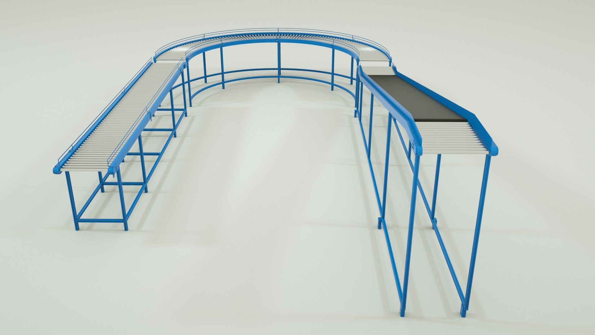 3D Conveyor Belt Model - TurboSquid 2081373