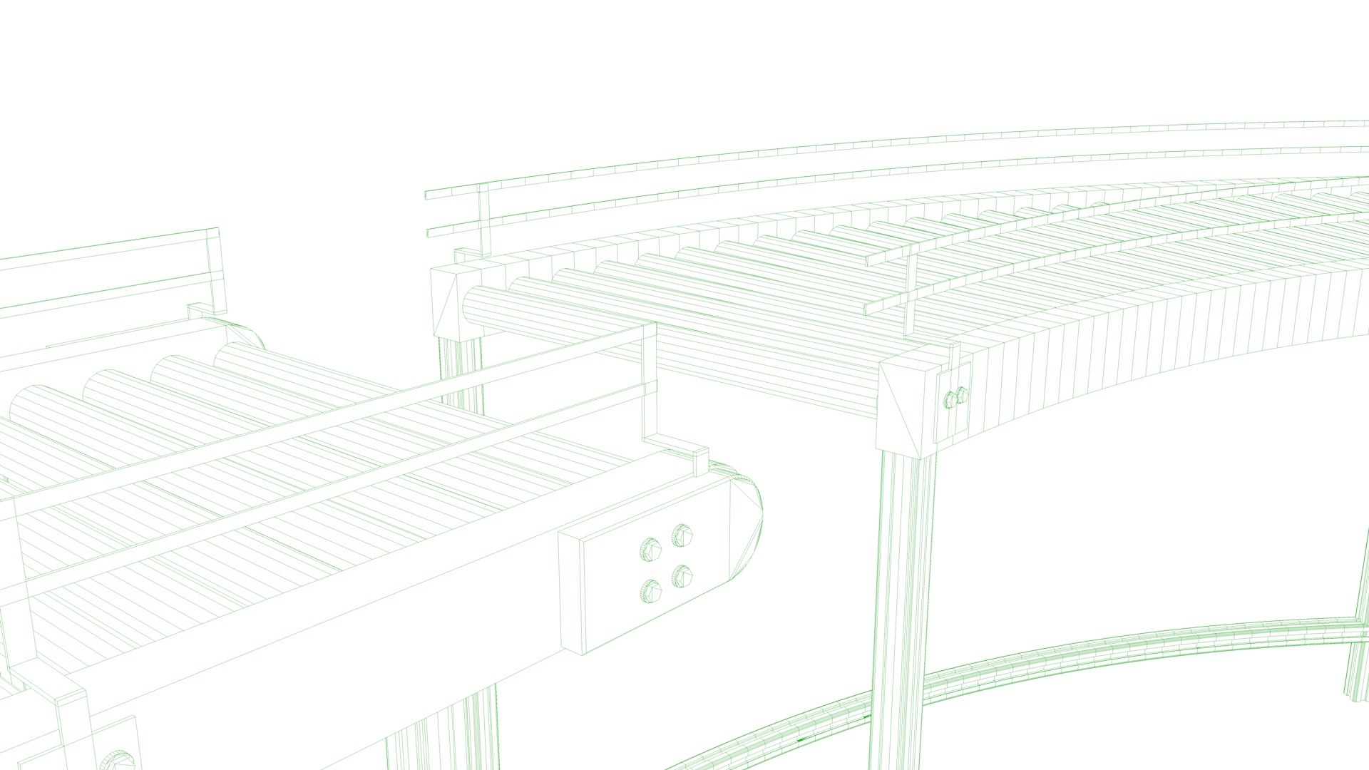 3D Conveyor Belt Model - TurboSquid 2081373