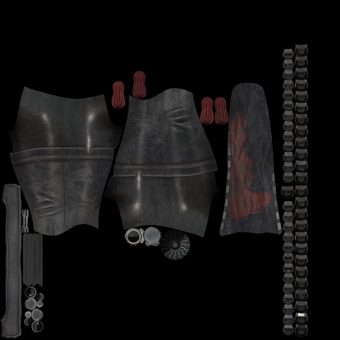 3D Metal Belt Loin Cloth Decorated Black Leather Tight Pants ...