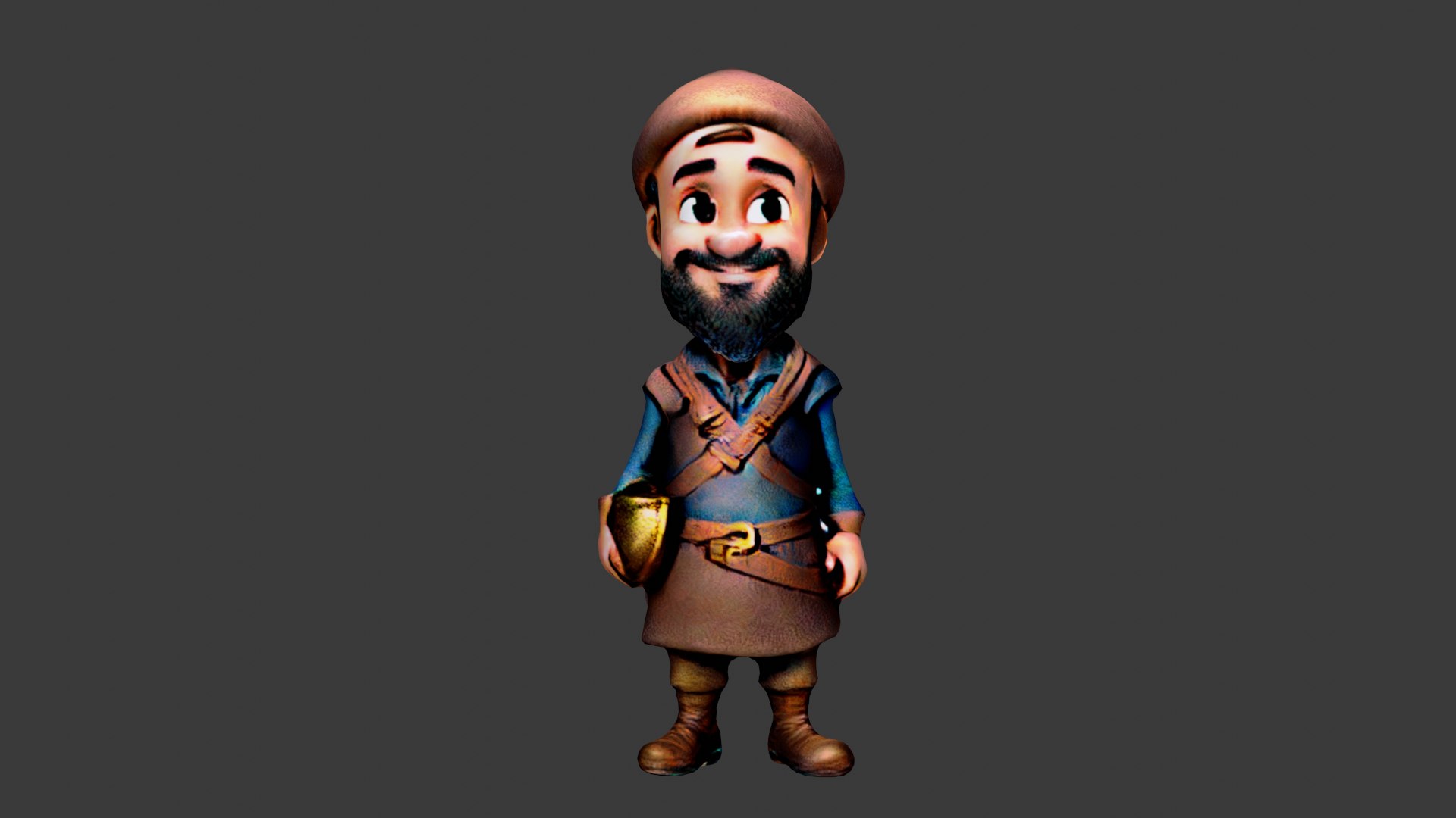 3D Arab Man Medieval Model - TurboSquid 2127529
