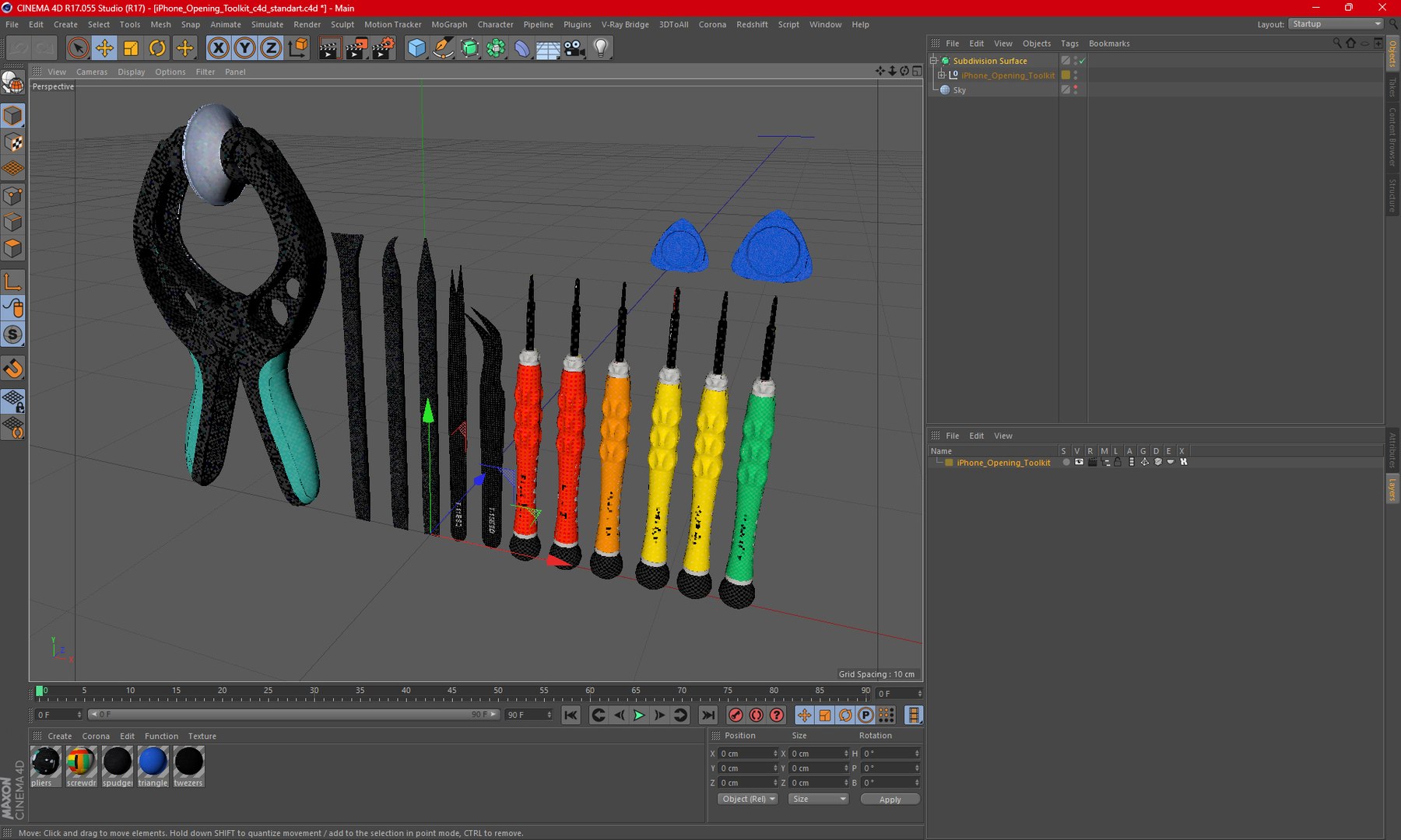 3D Model IPhone Opening Toolkit - TurboSquid 2212761