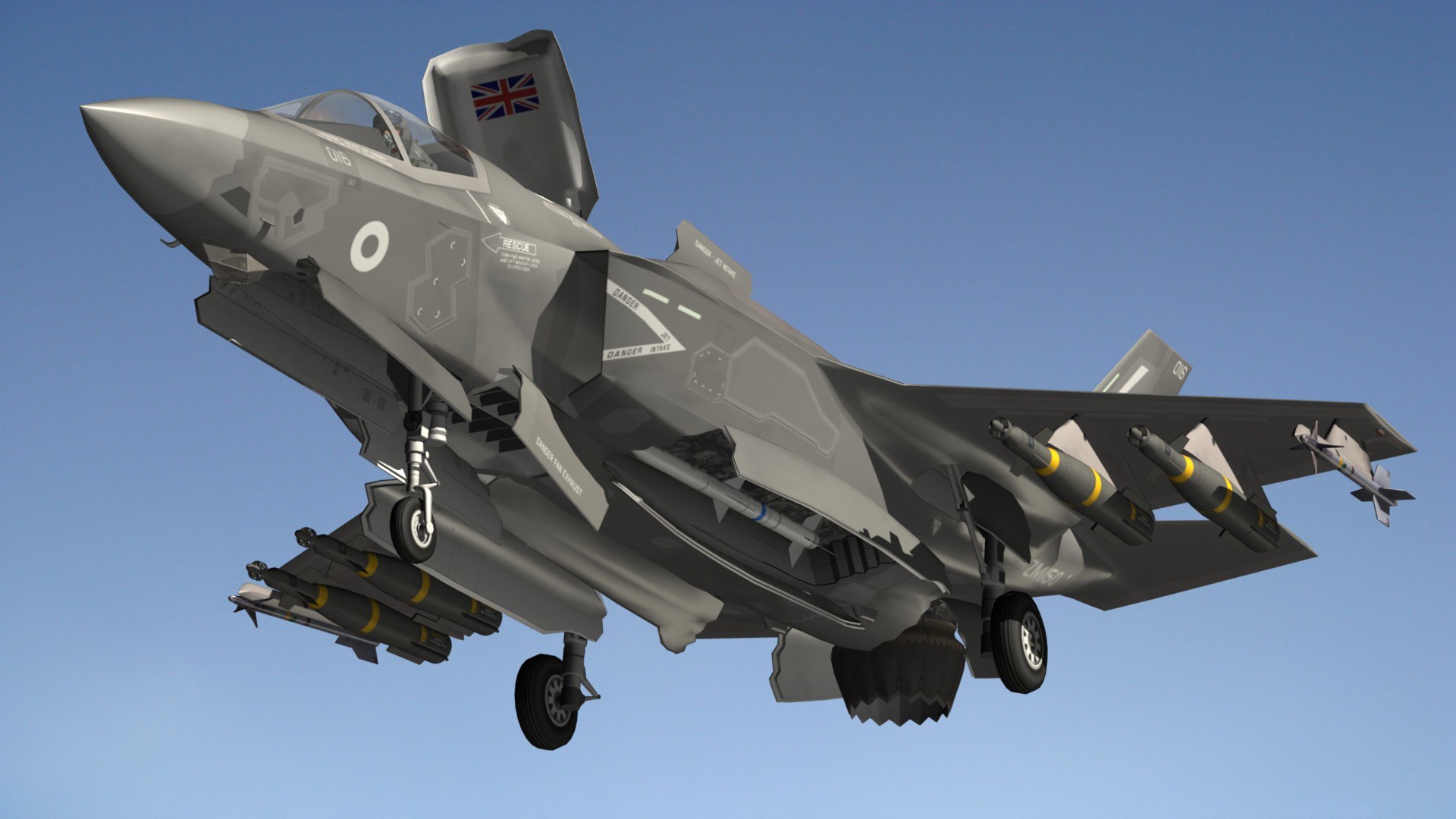 3D Lockheed Martin F-35B RAF - TurboSquid 1967888