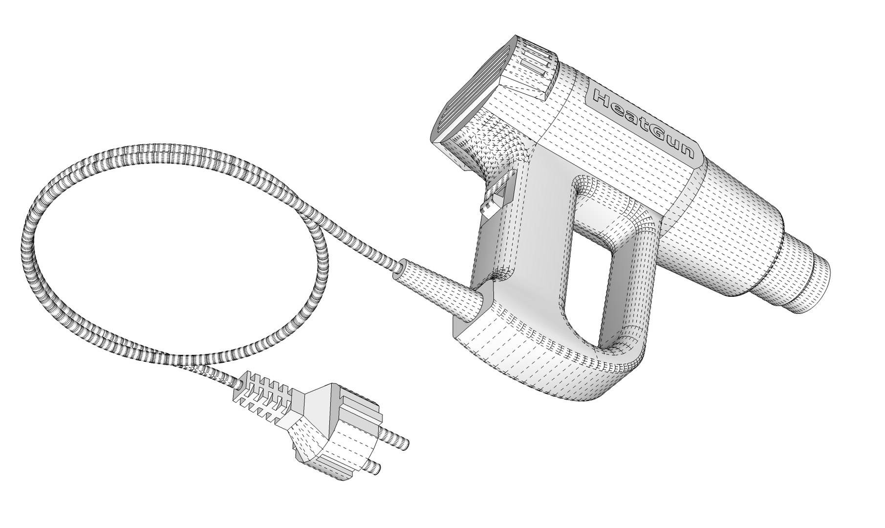3D Model Heat Gun - TurboSquid 1760635