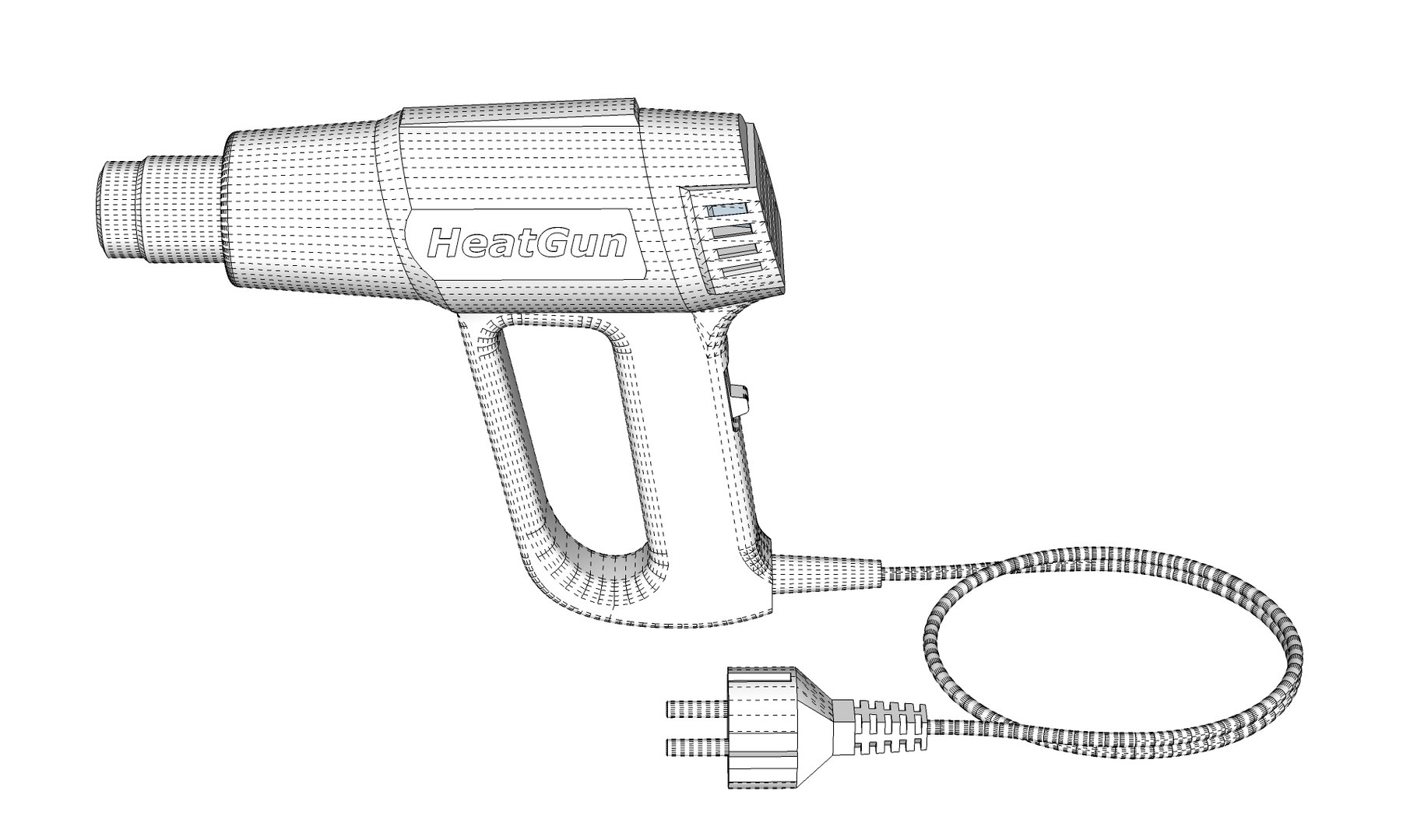 3D Model Heat Gun - TurboSquid 1760635