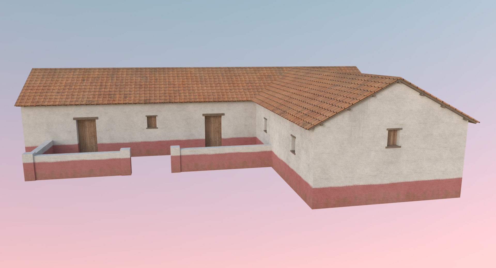 Roman Building 4 3D Model - TurboSquid 1187885