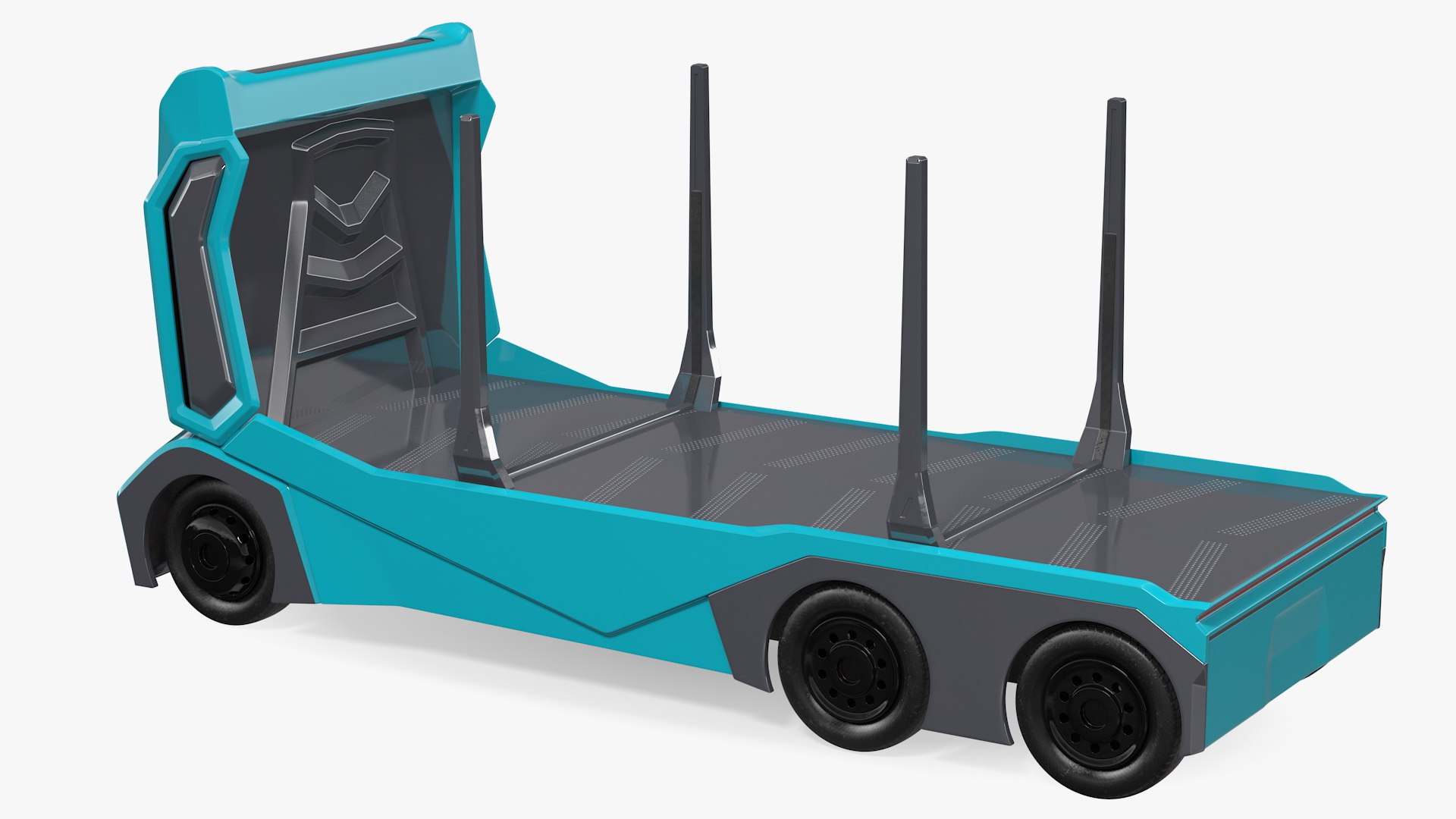 Autonomous electric logging truck vehicle 3D model - TurboSquid 1636634