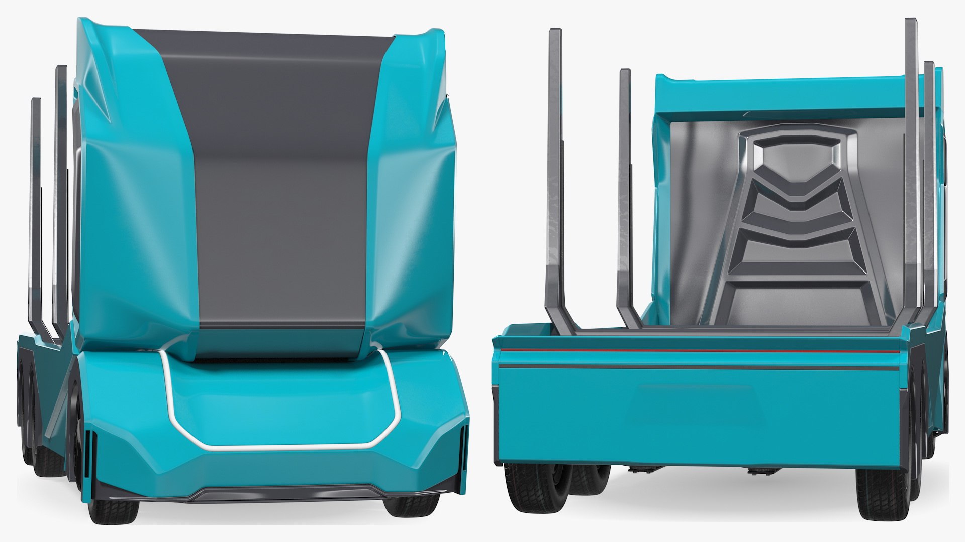 Autonomous electric logging truck vehicle 3D model - TurboSquid 1636634