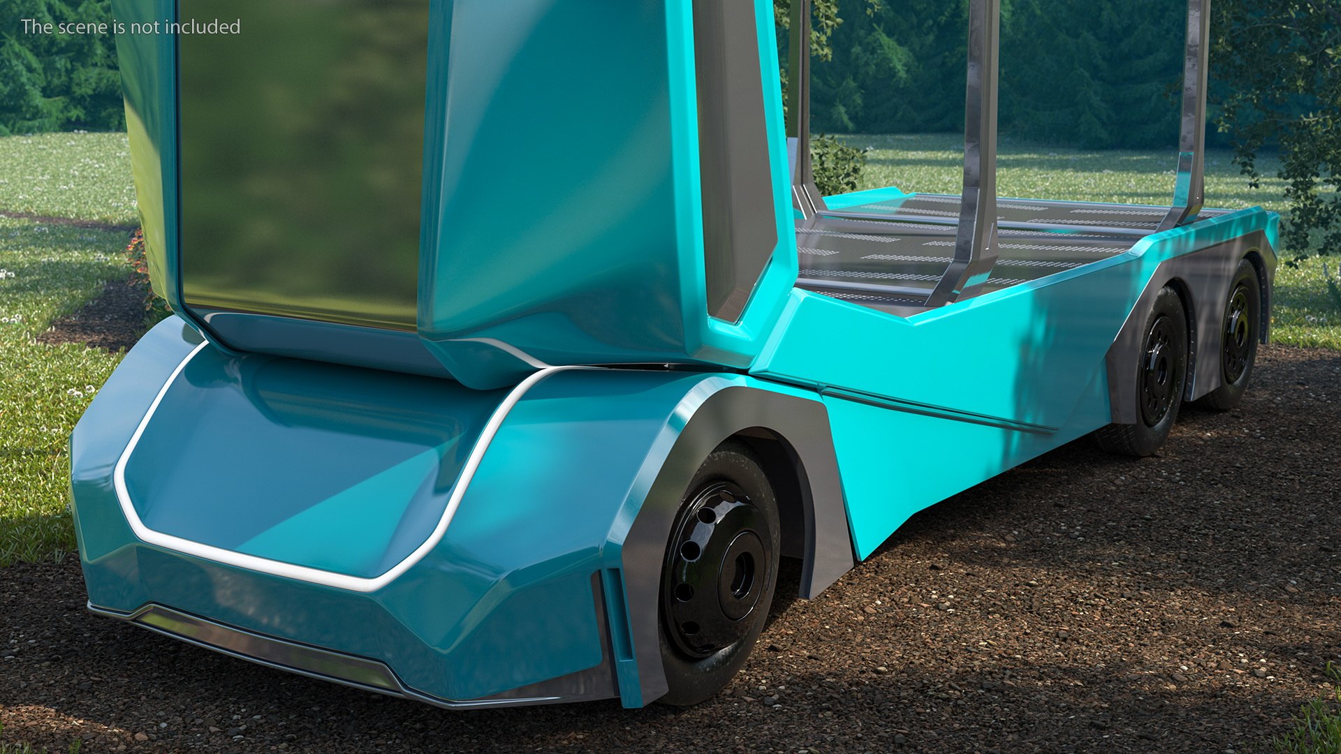 Autonomous electric logging truck vehicle 3D model - TurboSquid 1636634
