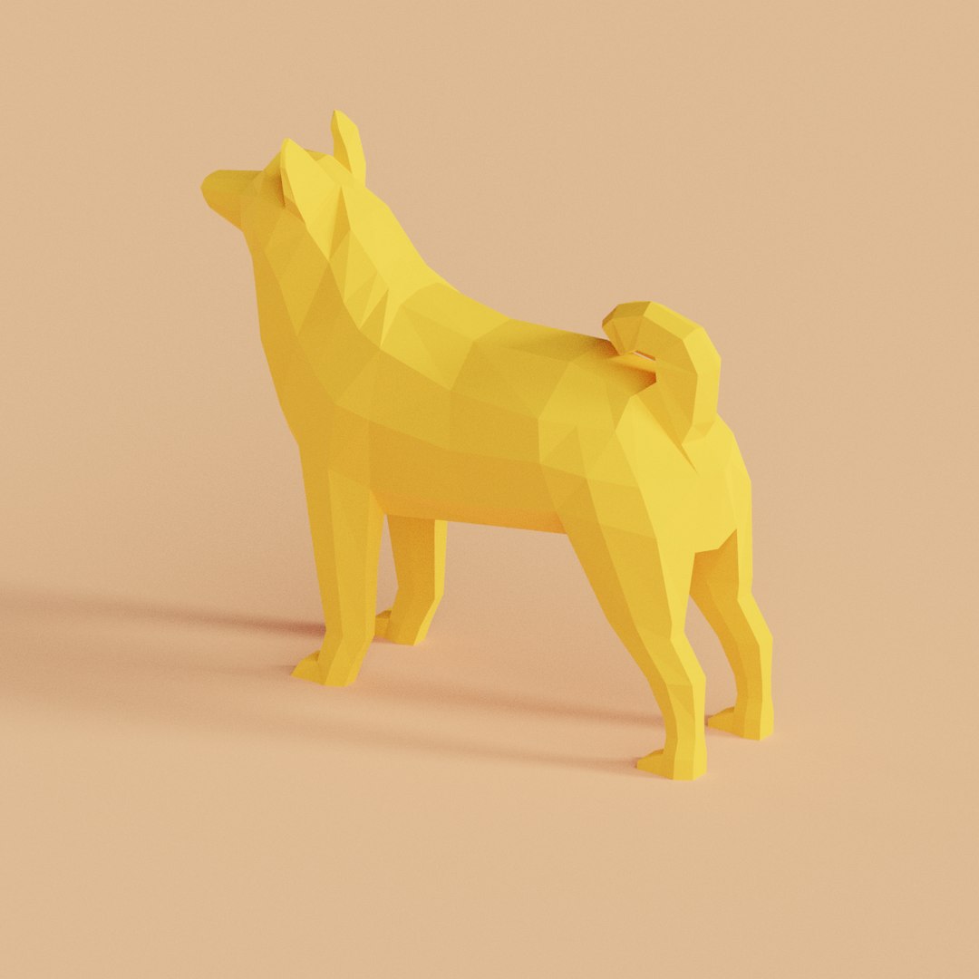 3D Shiba Inu Model - TurboSquid 1496189