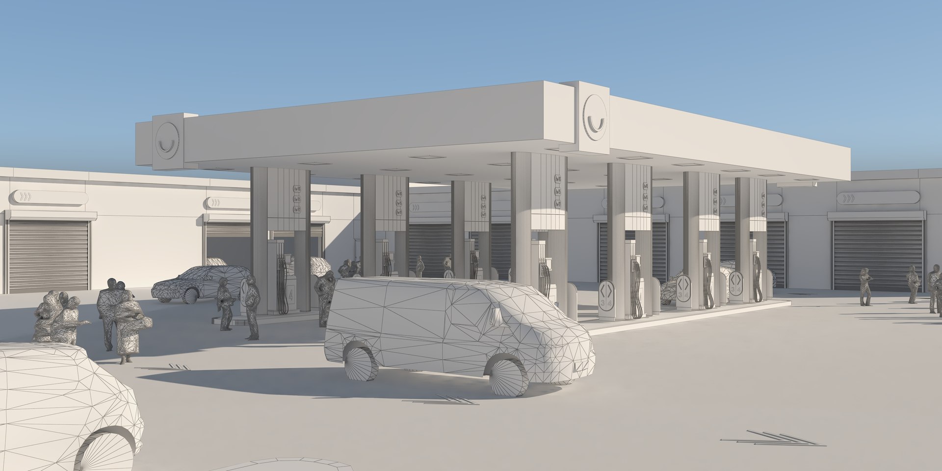 GAS STATION Model - TurboSquid 2319068