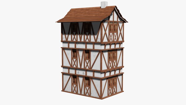 ANIME MEDIEVAL HOUSE 3D model - TurboSquid 1947635
