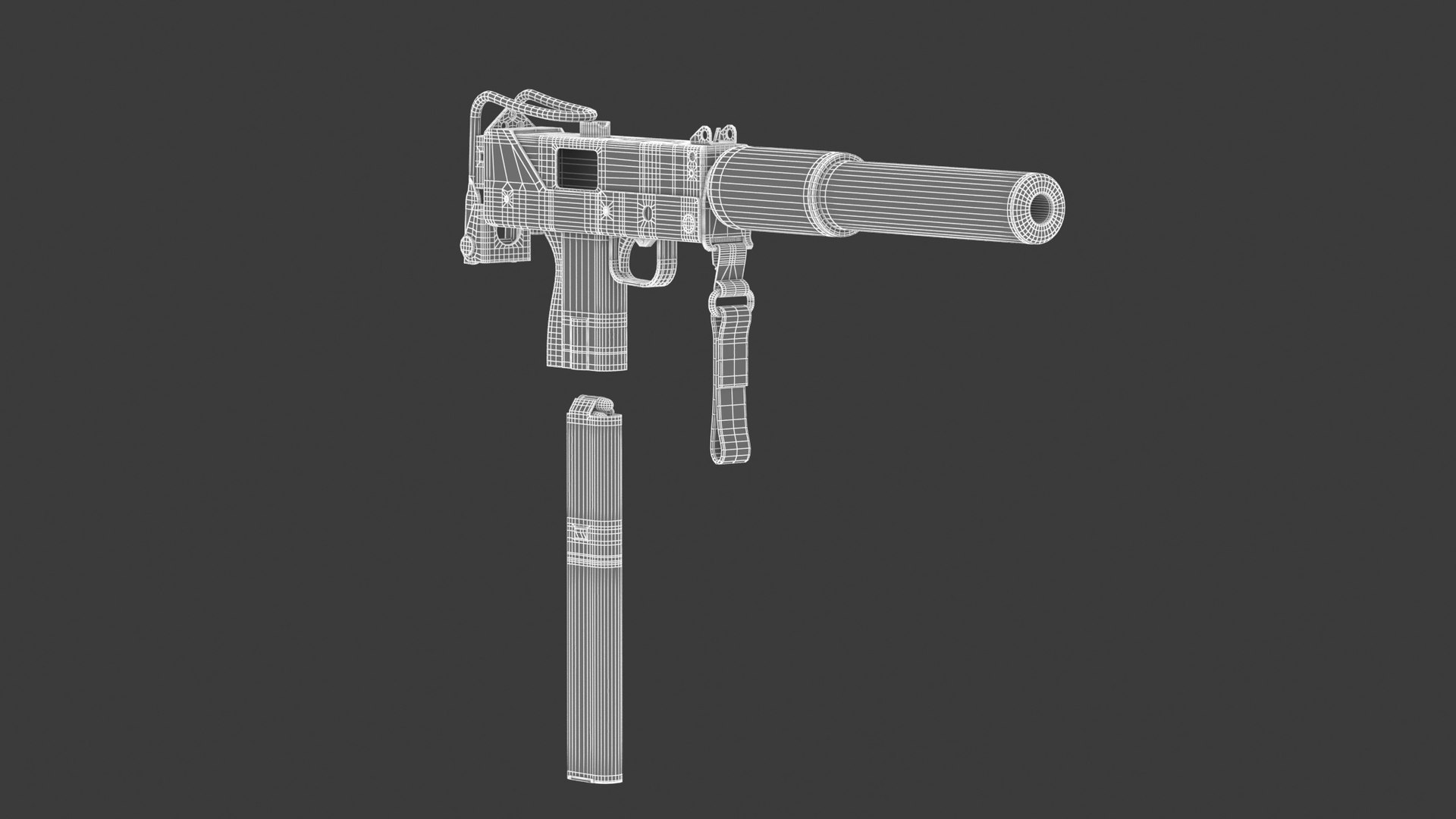 MAC-10 3D - TurboSquid 1810592