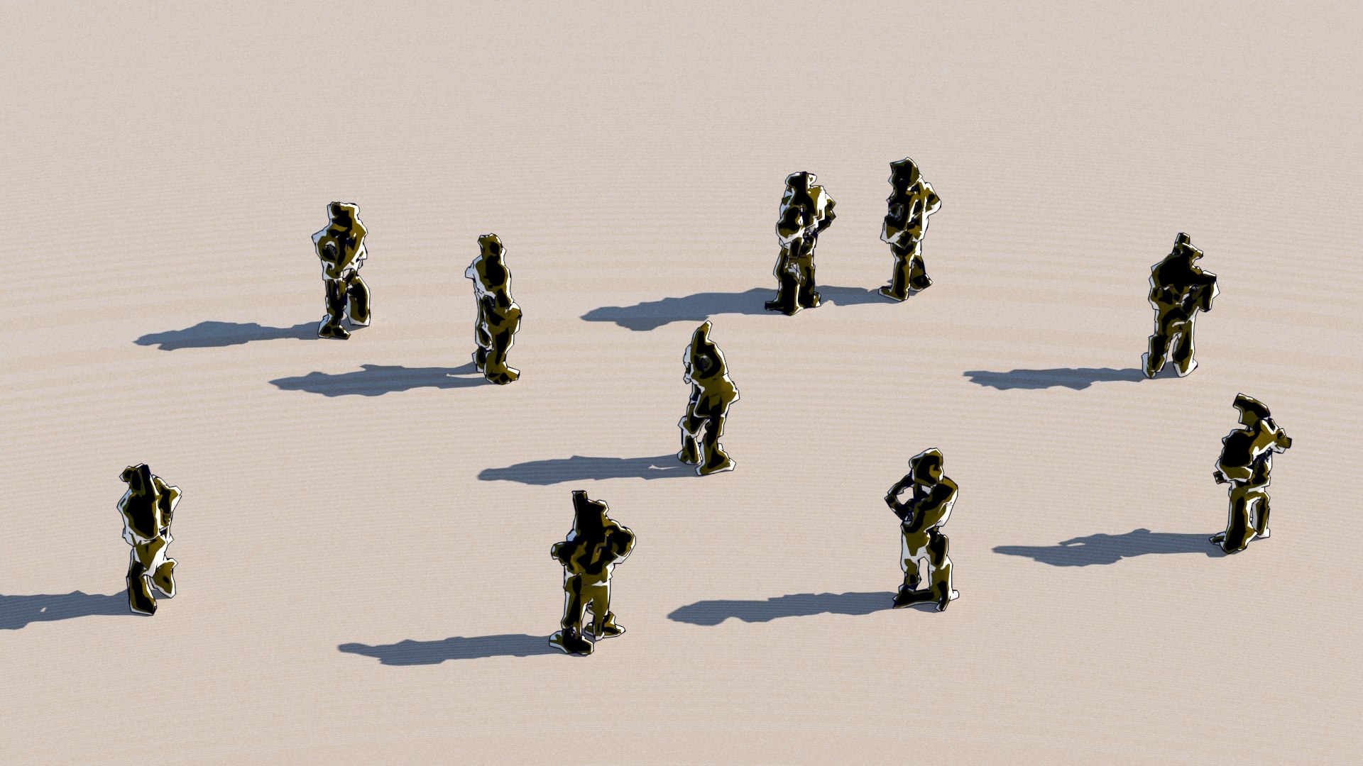 Crowd Model - TurboSquid 1685493