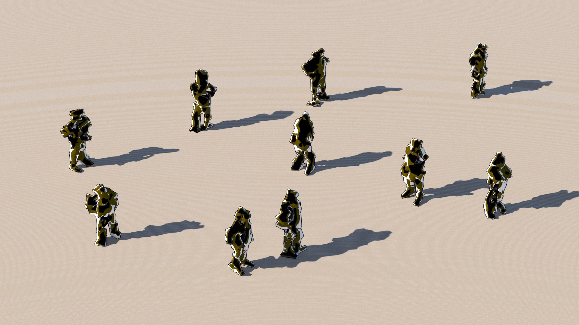 Crowd Model - TurboSquid 1685493