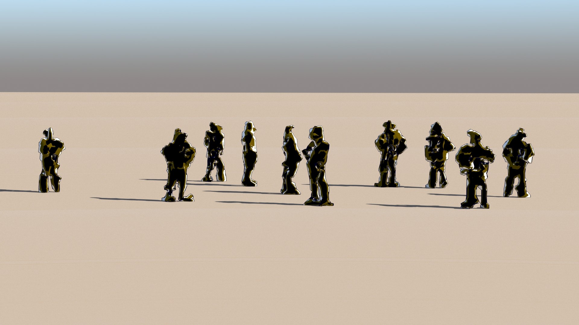 Crowd Model - TurboSquid 1685493