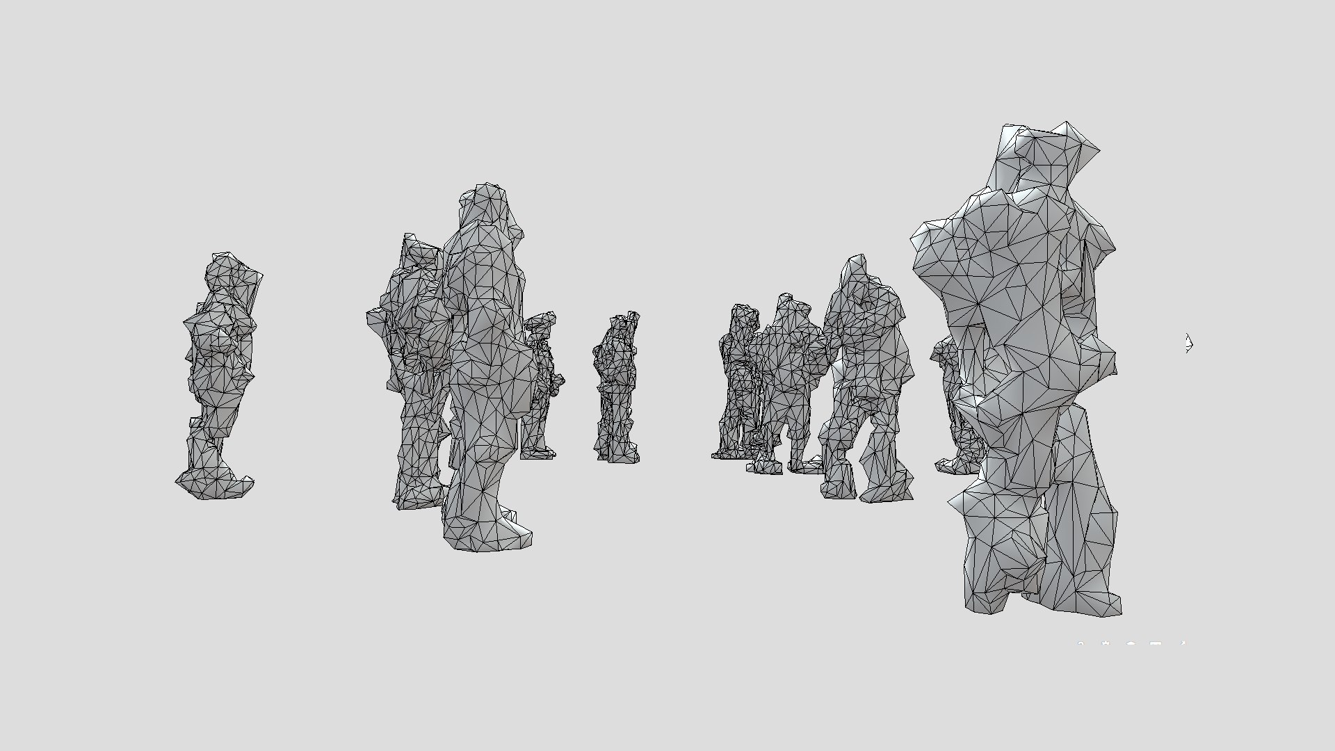 Crowd Model - TurboSquid 1685493
