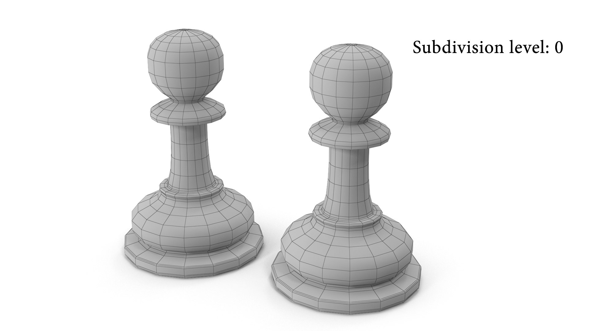 Chessmen Pawn Model - TurboSquid 1611498