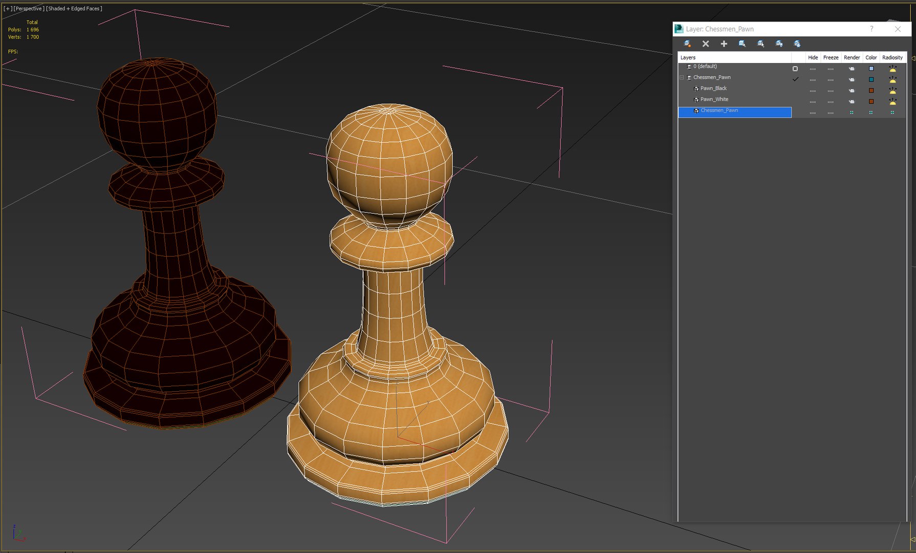 Chessmen Pawn Model - TurboSquid 1611498