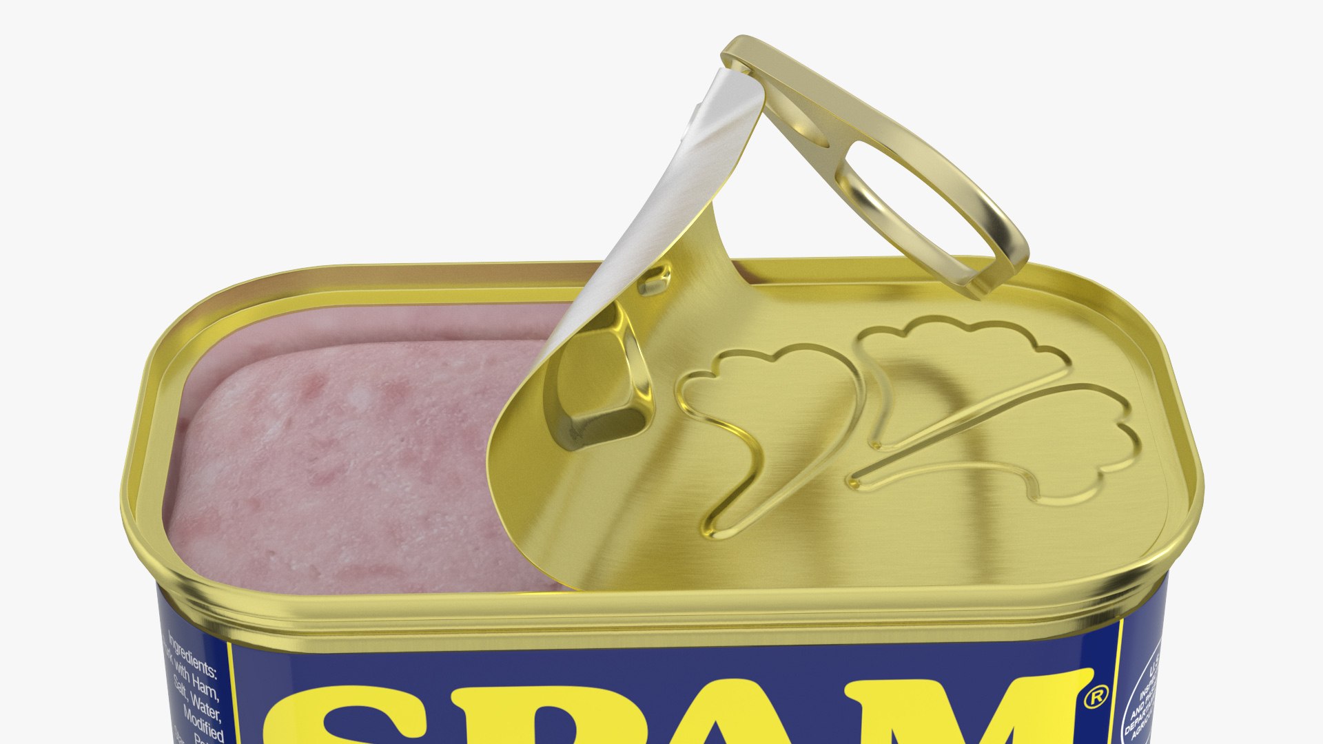 3D Spam Canned Food Opened - TurboSquid 2193882