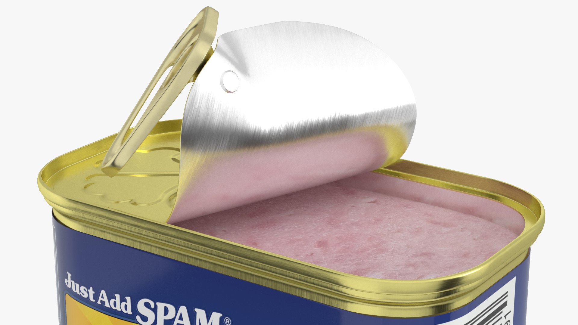 3D Spam Canned Food Opened - TurboSquid 2193882