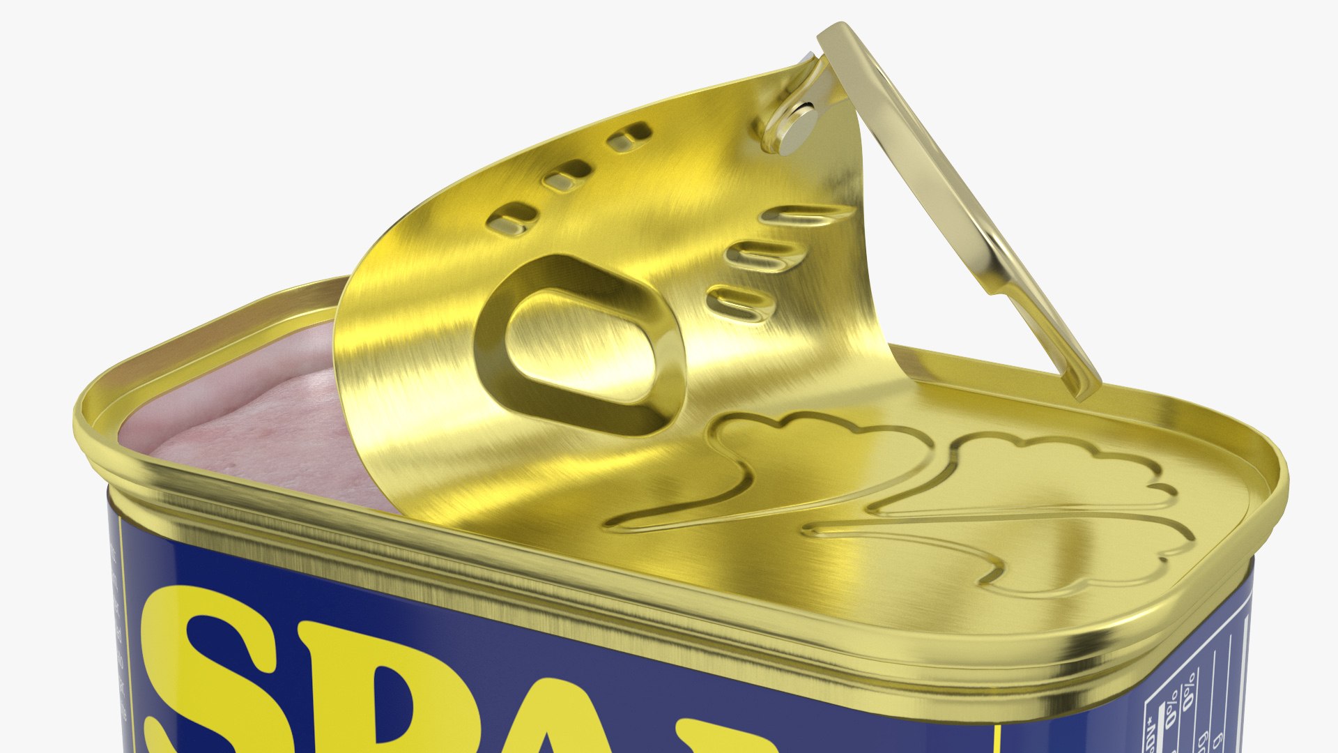 3D Spam Canned Food Opened - TurboSquid 2193882