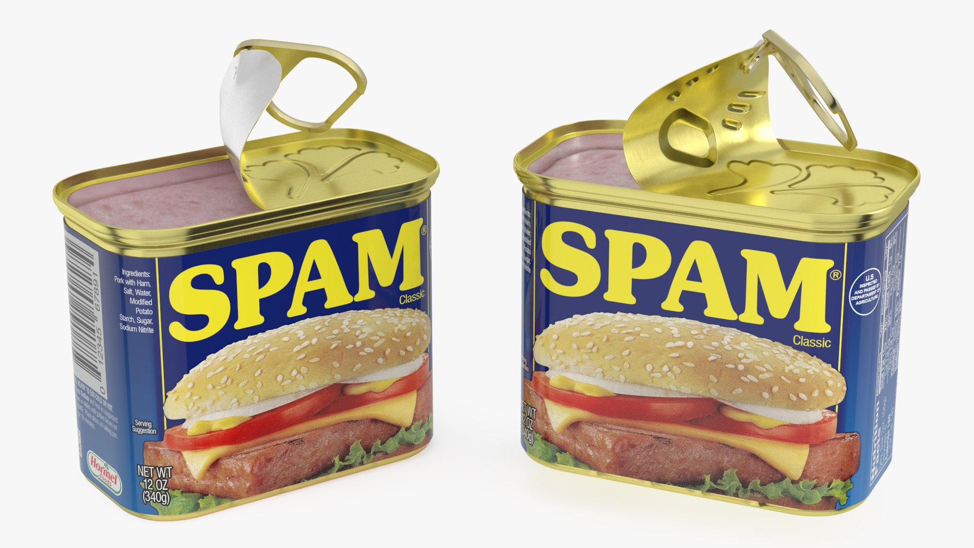 3D Spam Canned Food Opened - TurboSquid 2193882