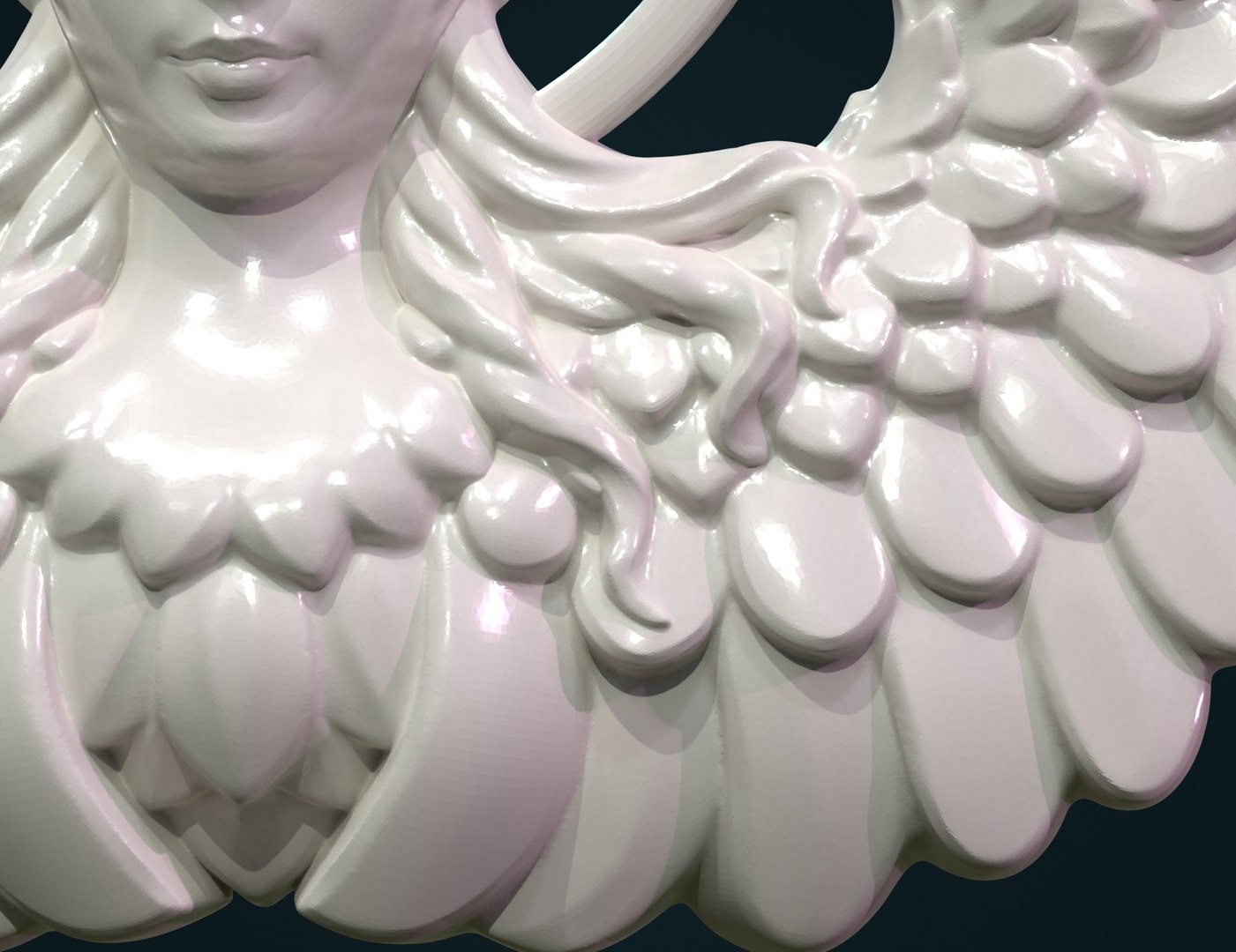 3D Angel Relief Model - TurboSquid 1484078