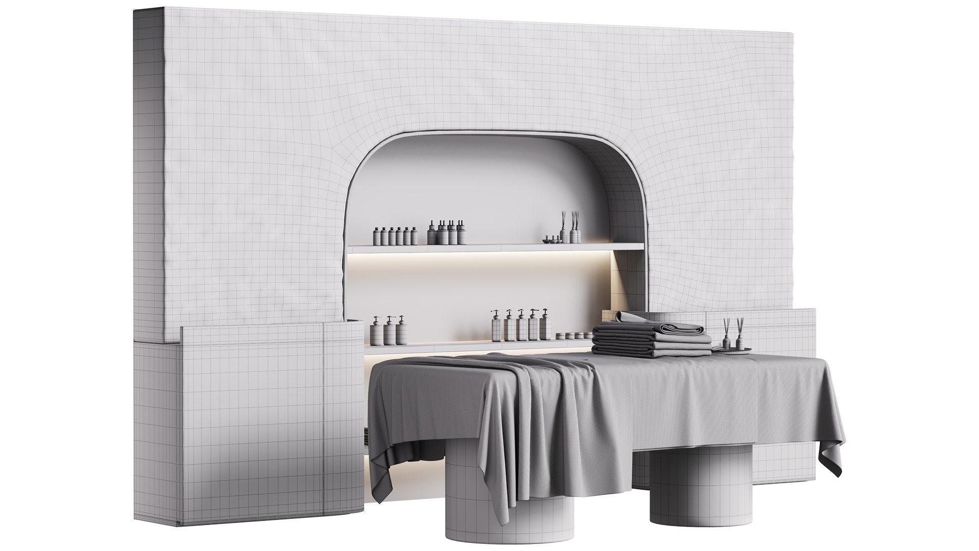 Modern Spa And Accessories 07 3D Model - TurboSquid 2295493
