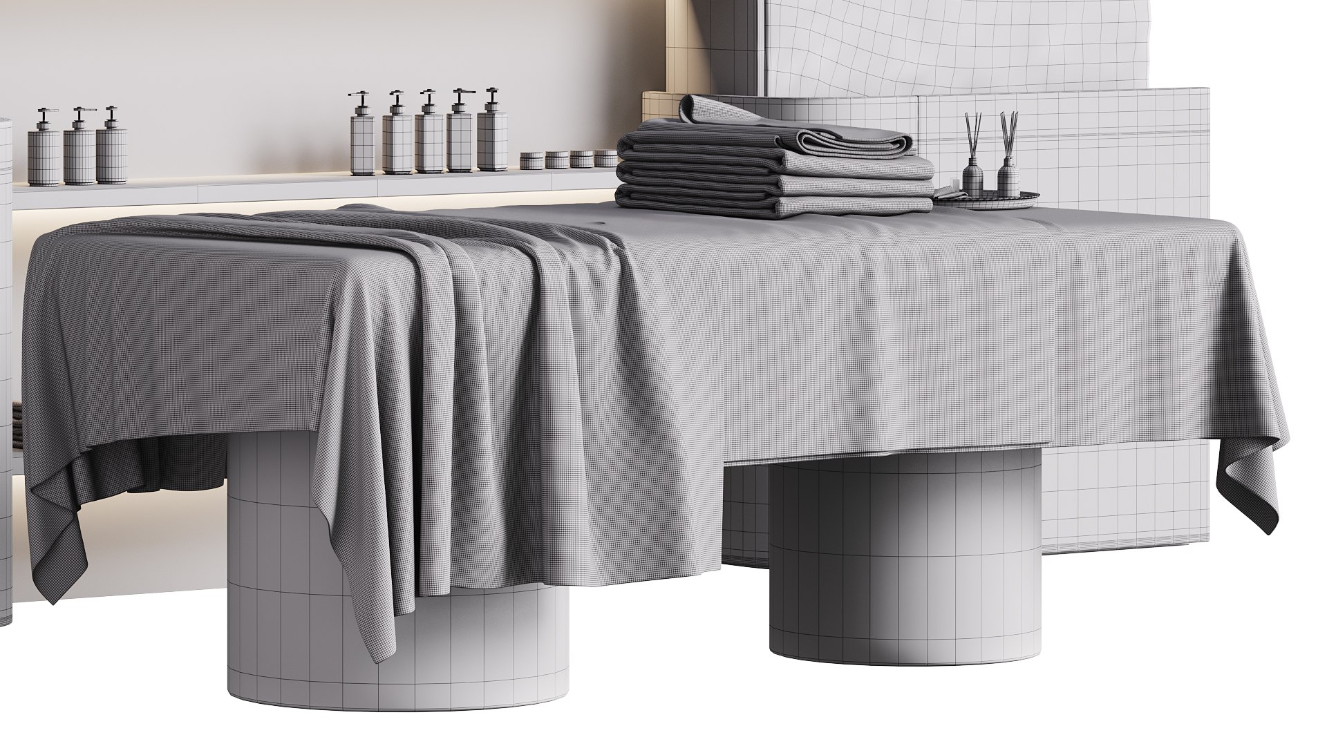 Modern Spa And Accessories 07 3D Model - TurboSquid 2295493