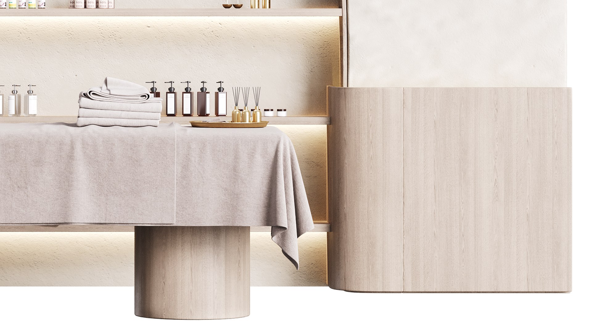 Modern Spa And Accessories 07 3D Model - TurboSquid 2295493