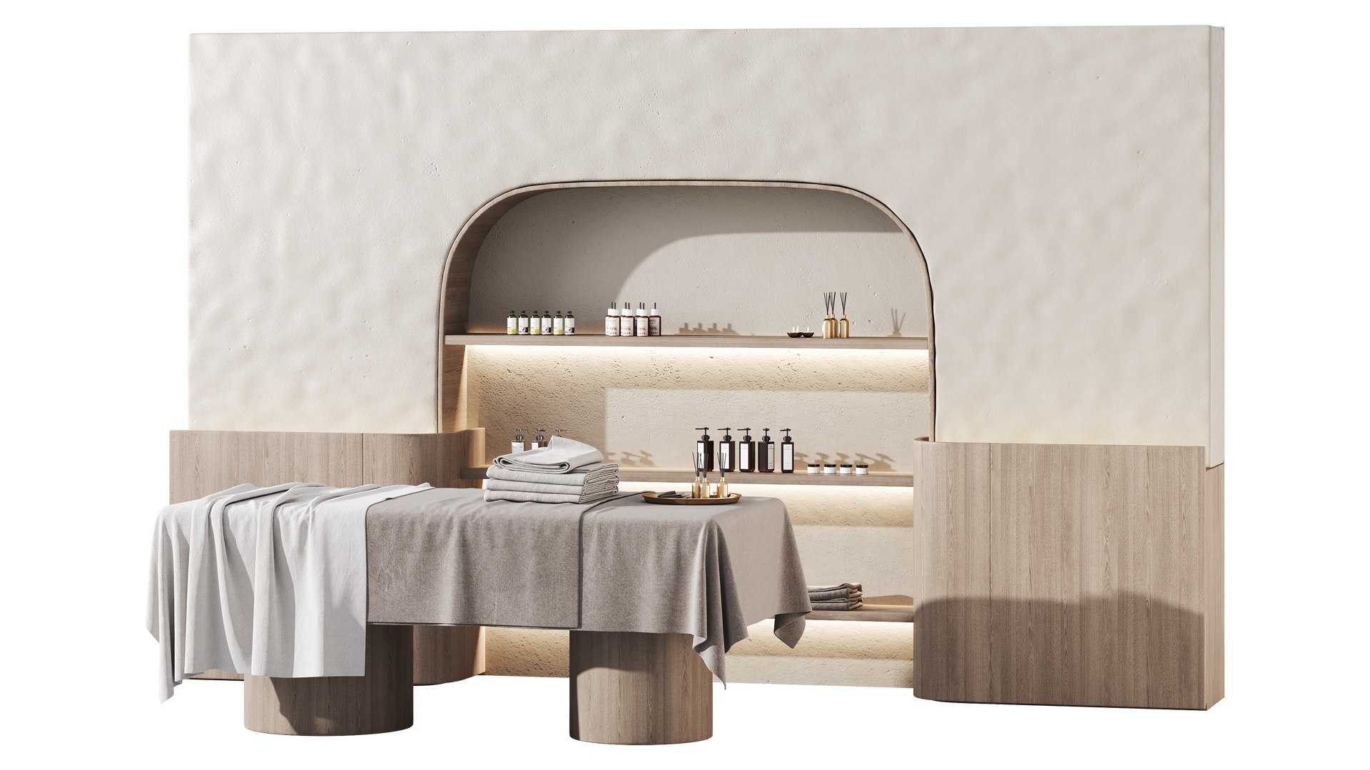 Modern Spa And Accessories 07 3D Model - TurboSquid 2295493